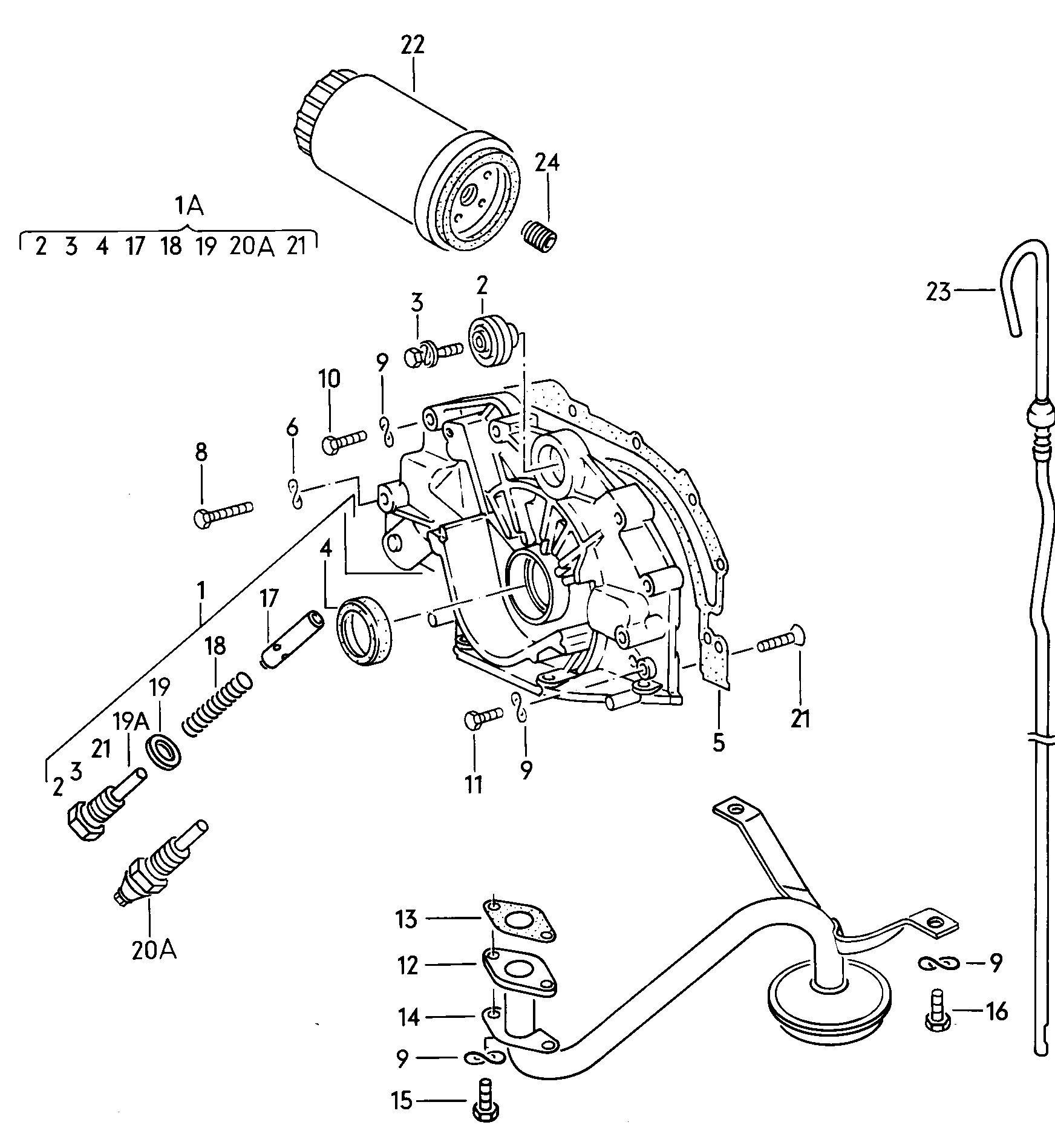 80/90 (1988 - 1989) - Oil pump. | ETKA - VPC Online